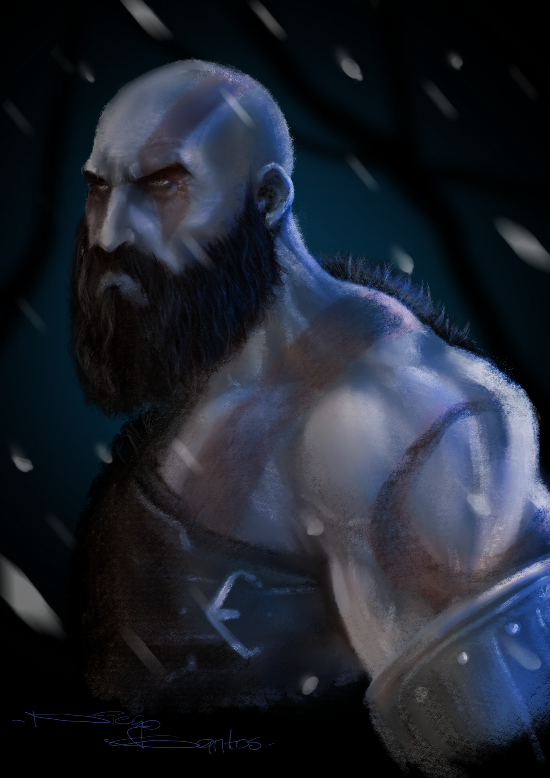 ArtStation - Kratos - GOW