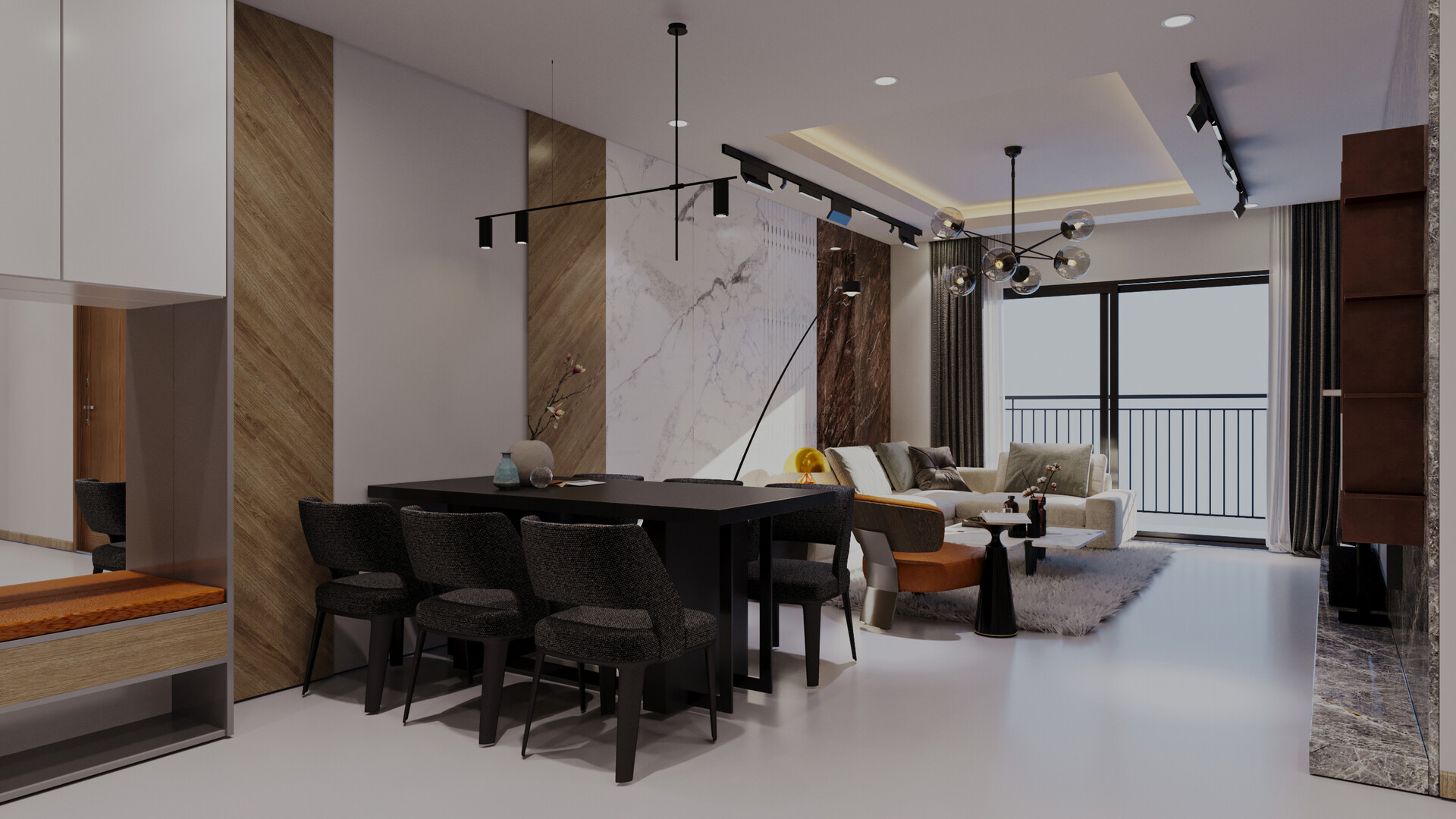 ArtStation - Hall + Dining Table