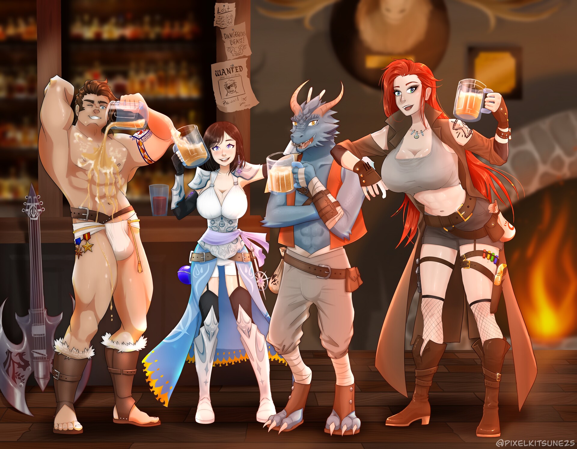 ArtStation - DnD Party commission