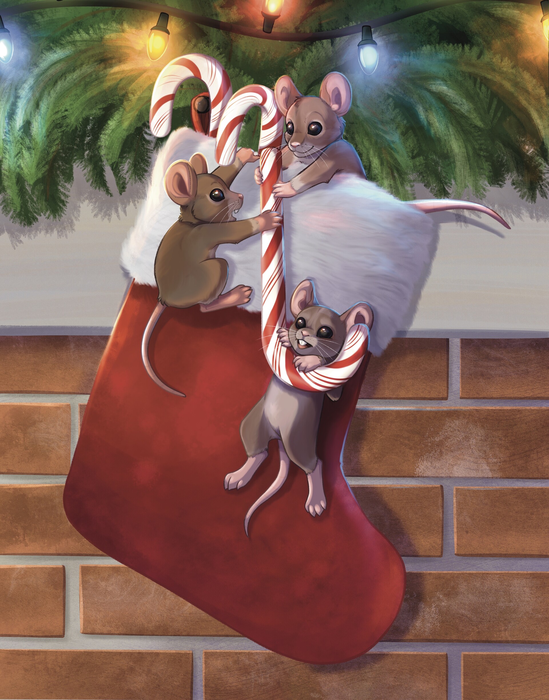 ArtStation - Holiday Mice