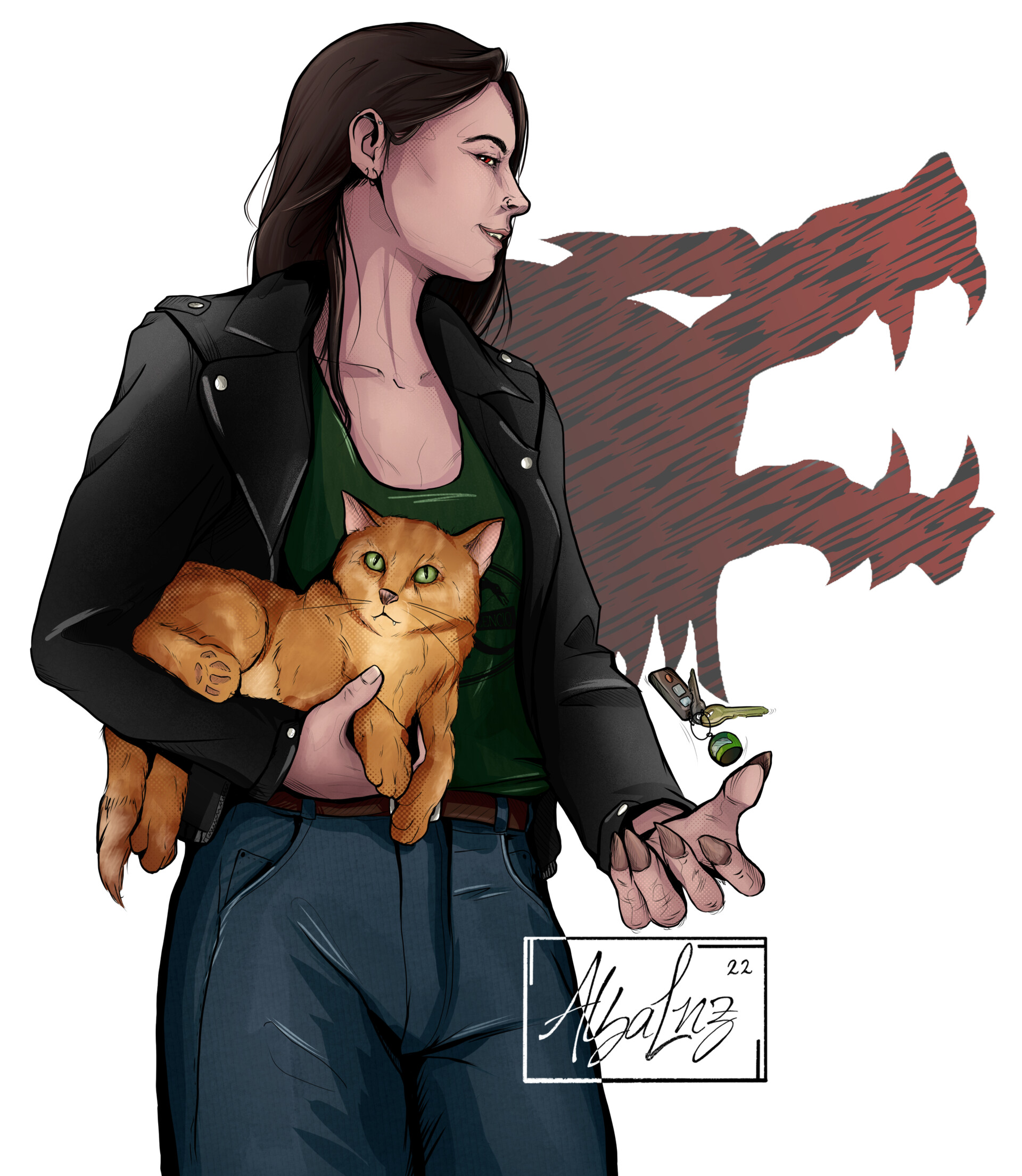 ArtStation - Gangrel vampire, character design