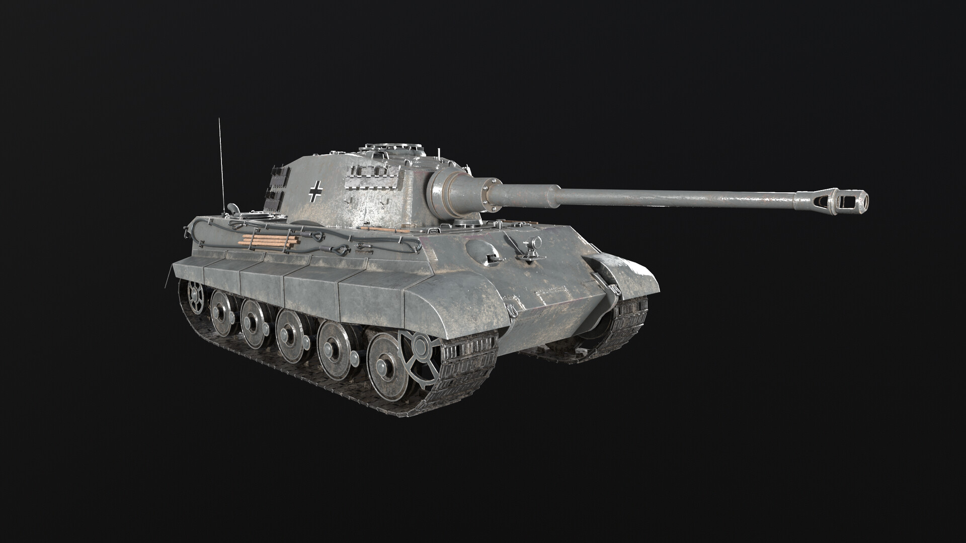Santa Claus - Tiger II GameReady 3d model