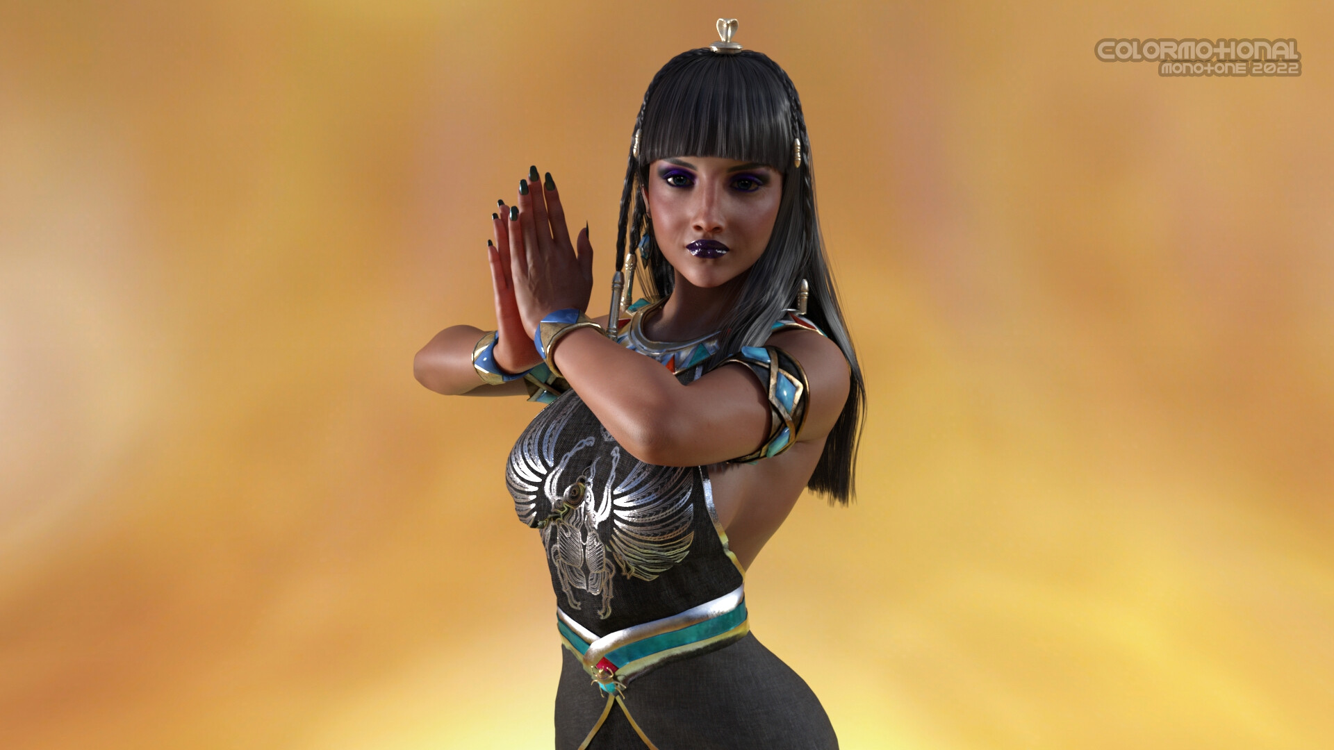 ColorMotional - Egyptian Photocall - Kamilah, the Pharaoh's cousin wife