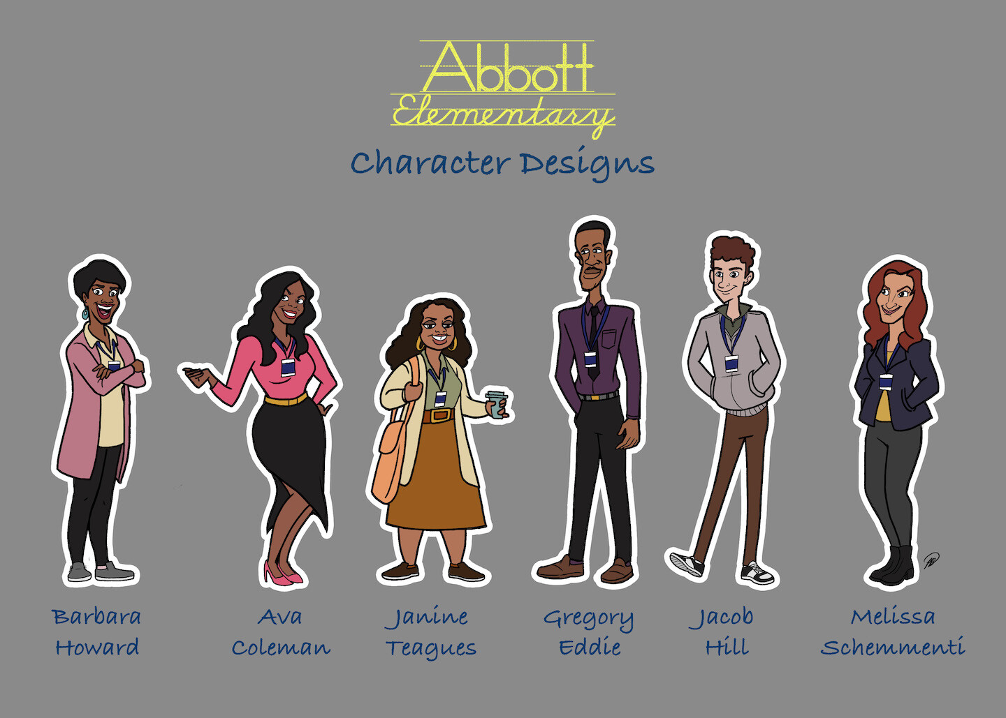 ArtStation - Abbot Elementary Character Designs