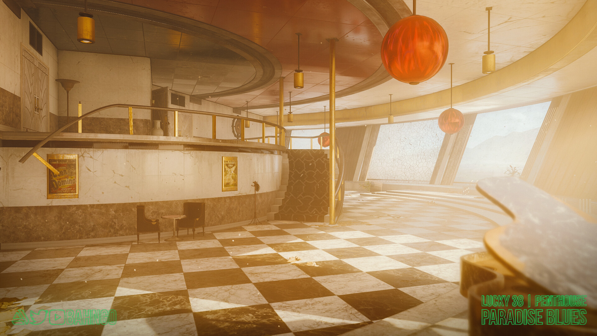 ArtStation - Lucky 38 | Penthouse - "Paradise Blues" (Fallout Zombies)