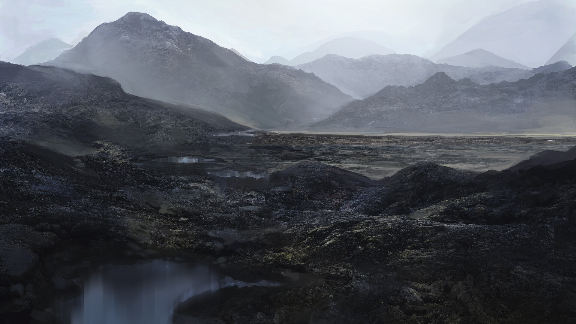 ArtStation - matte painting study