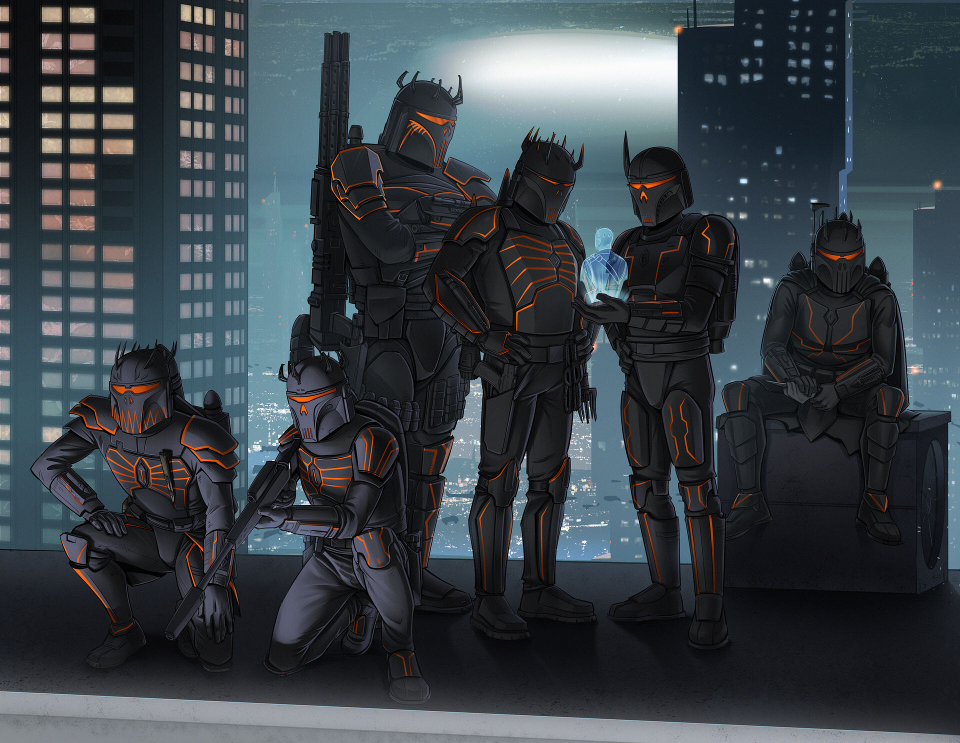 ArtStation - Mandalorians, clan Kelfang (OC)