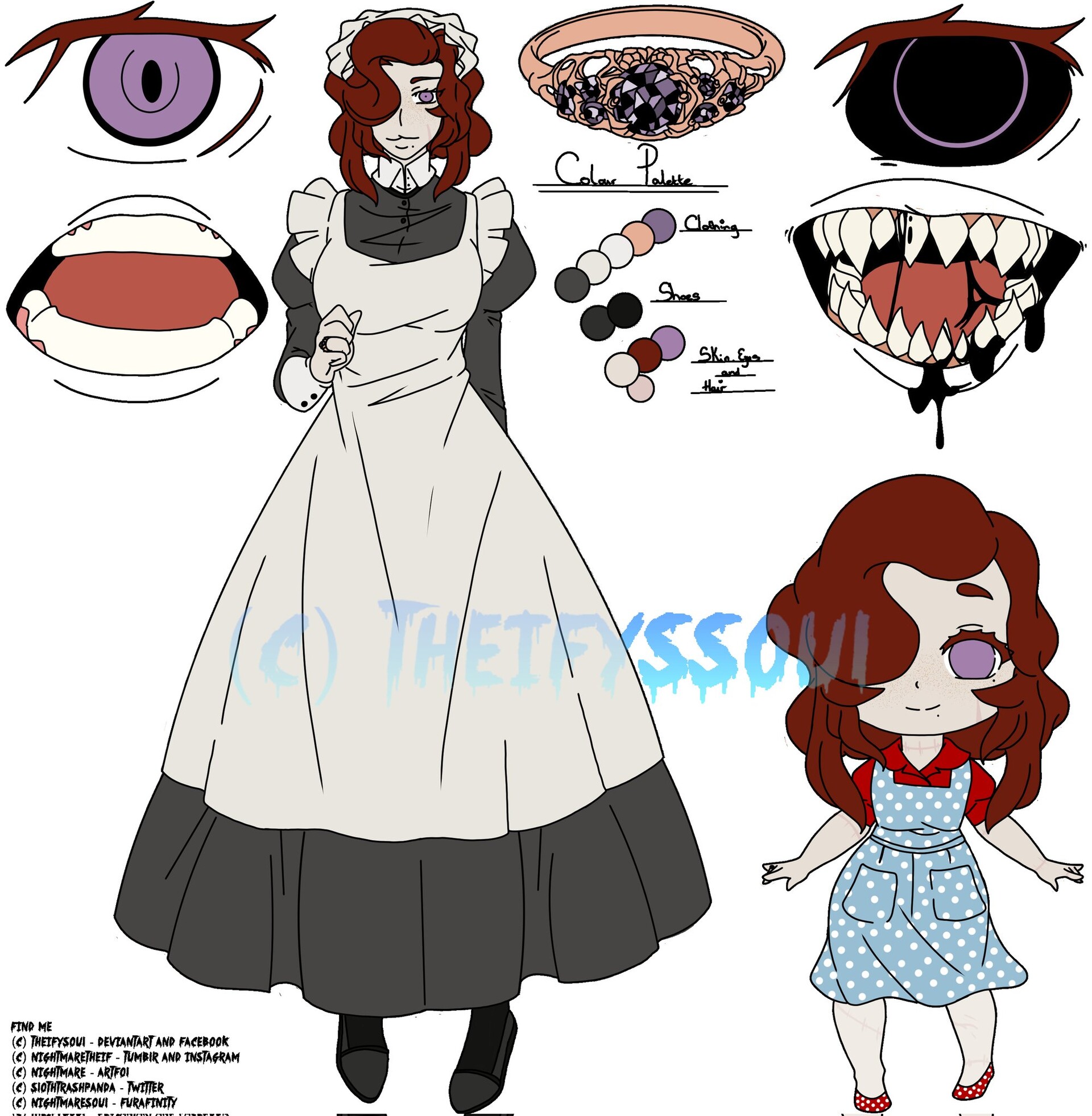 ArtStation - Lillian - Ghoul Maid Oc