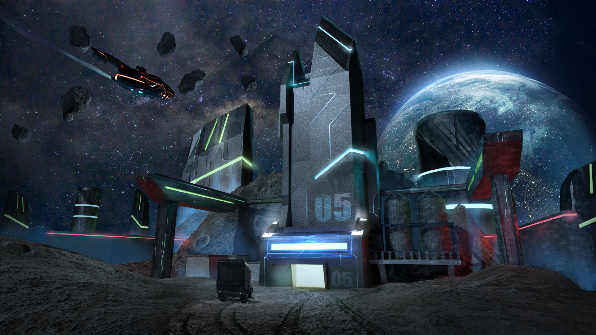 ArtStation - ''Sci-fi Outer Space''