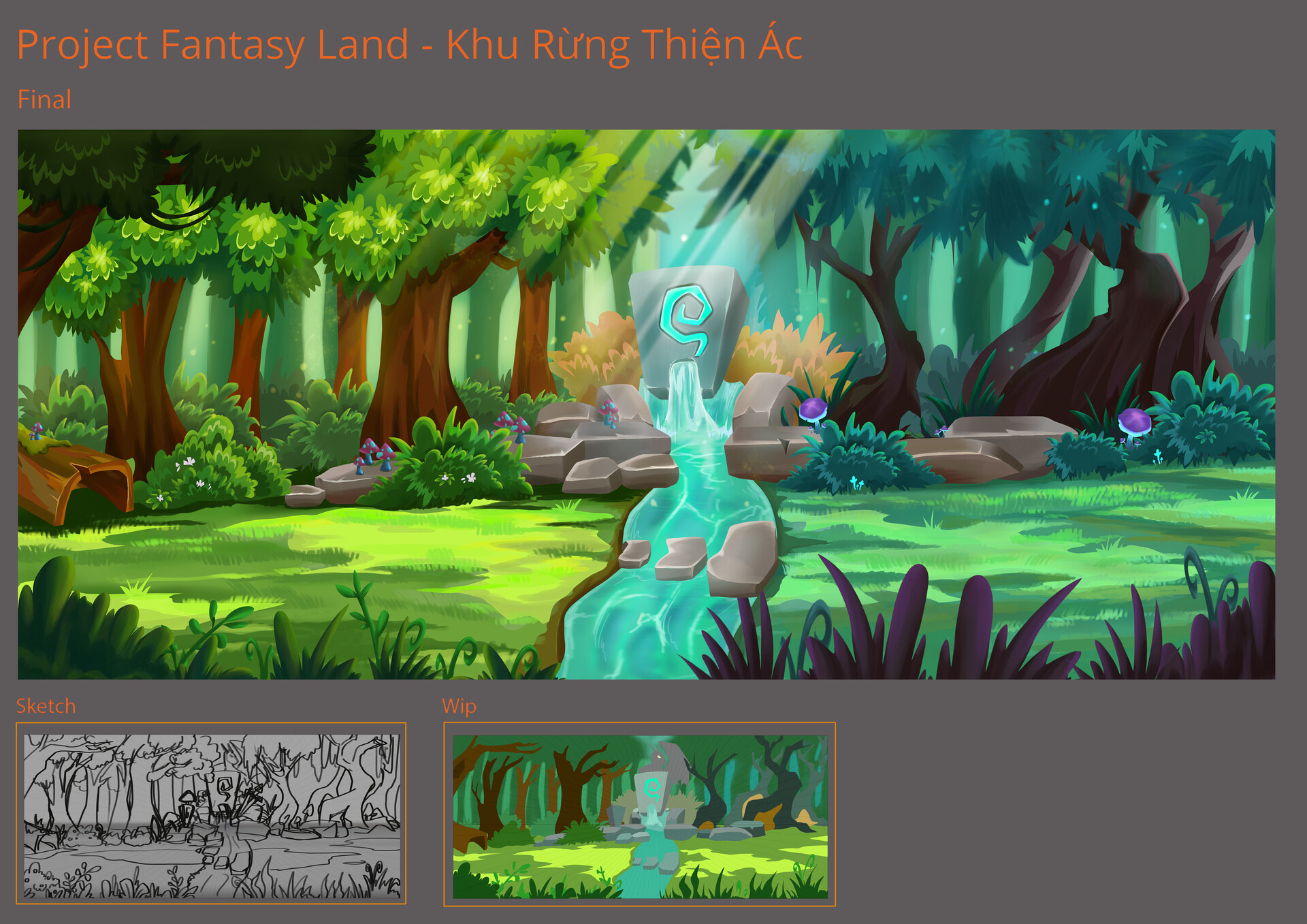 ArtStation - Project Fantasy Land - The Forest