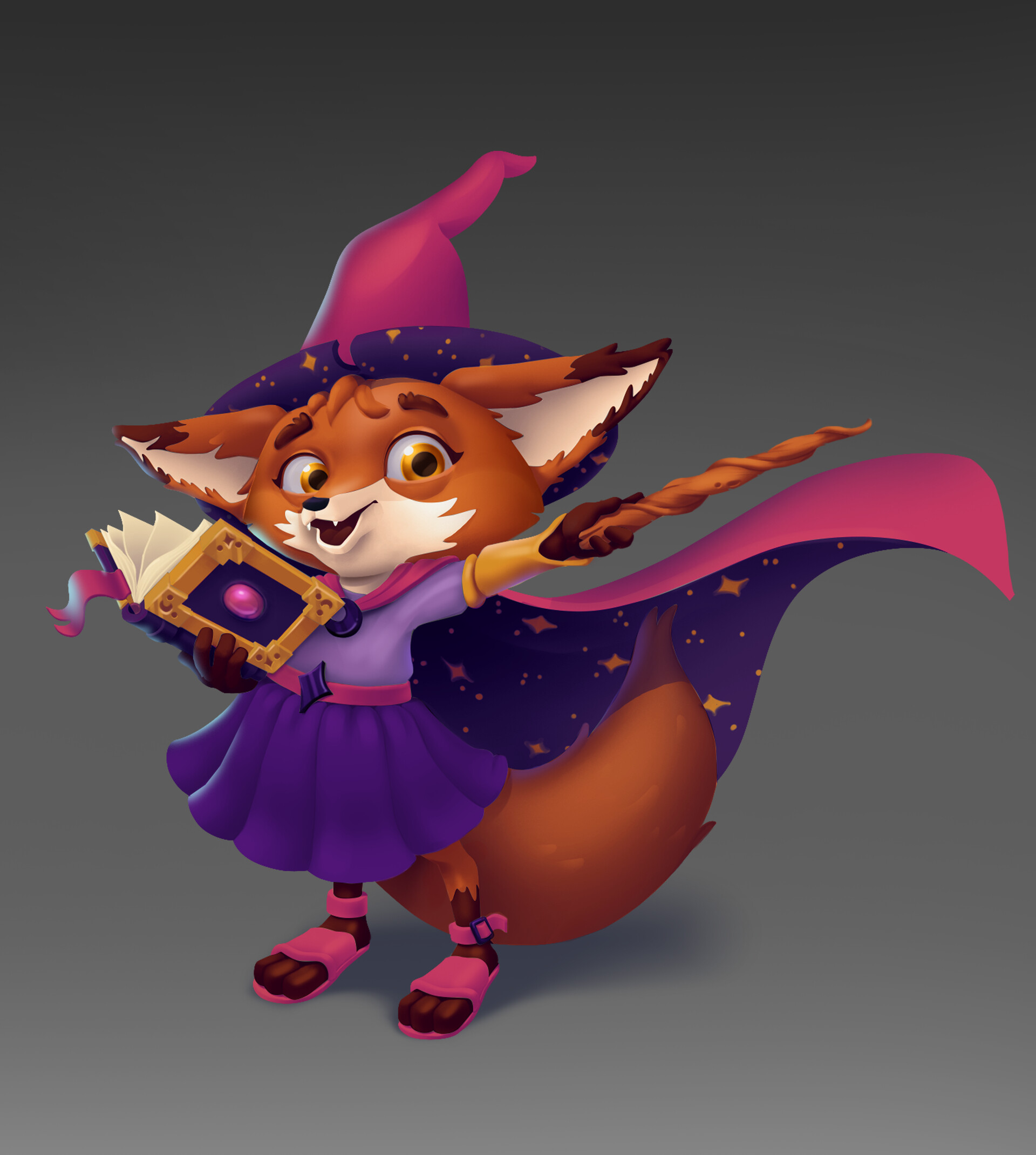 ArtStation - You're a wizard, Foxy