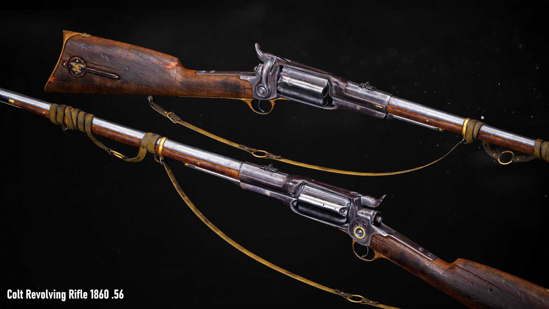 Civil War Colt Revolving Rifle