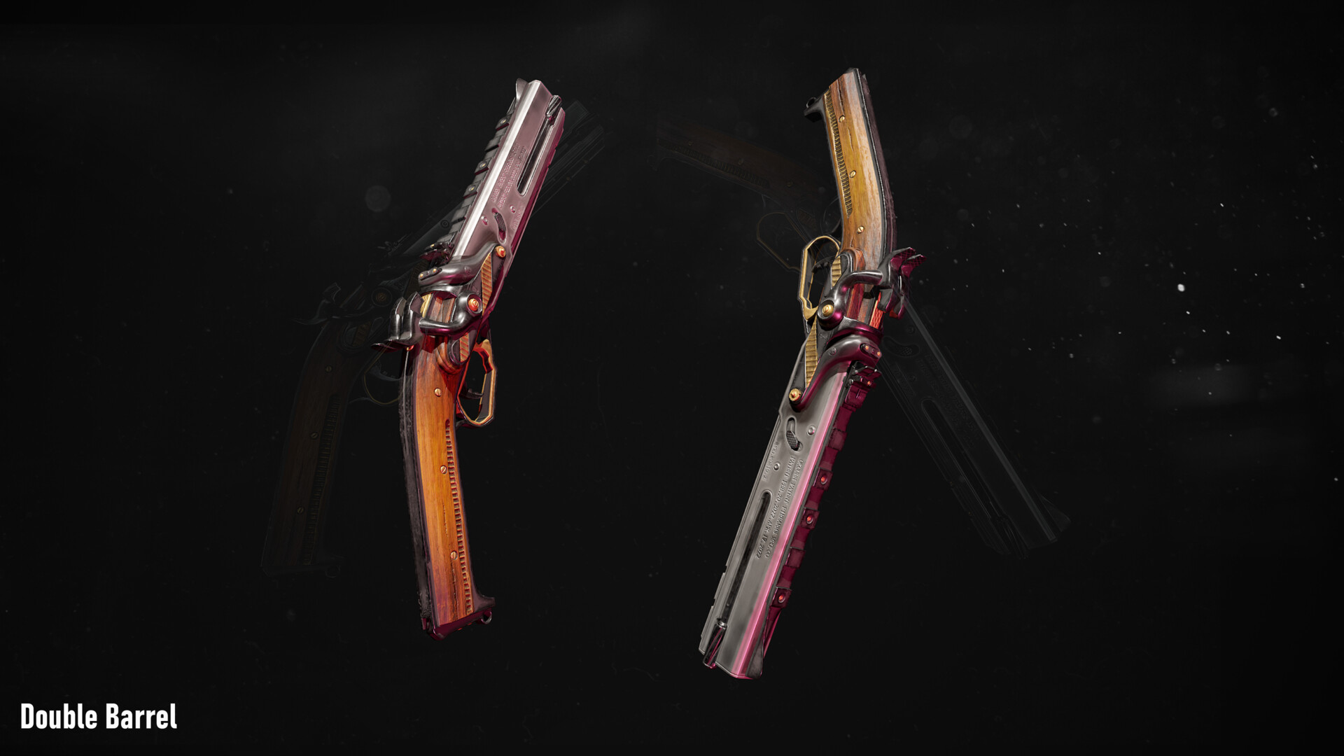 ArtStation - Double Barrel Pistol
