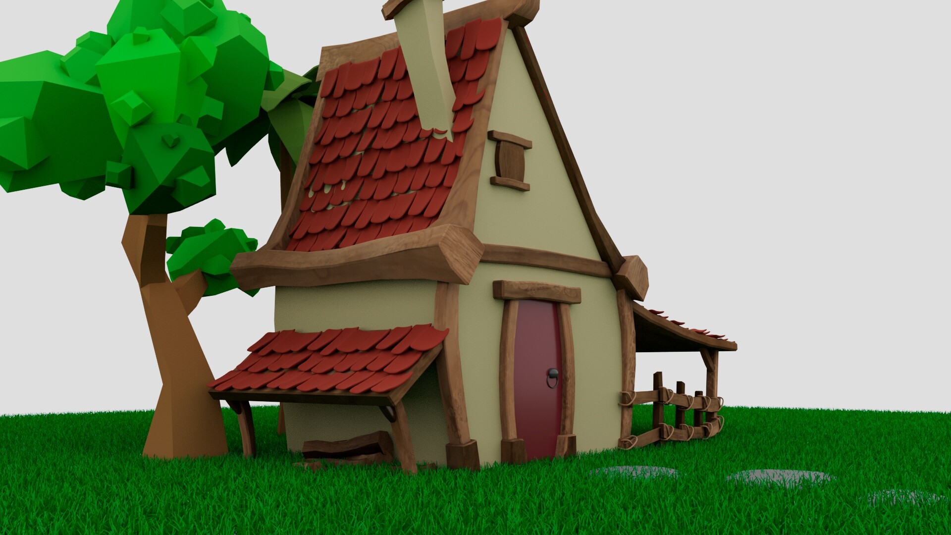 ArtStation - Cartoon House | House