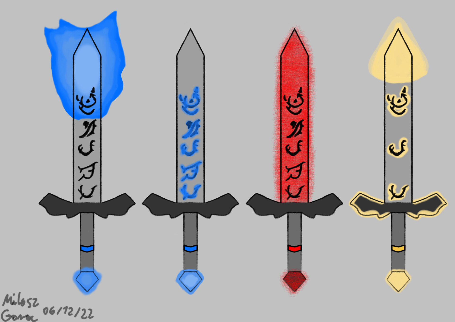 ArtStation - Rune Swords