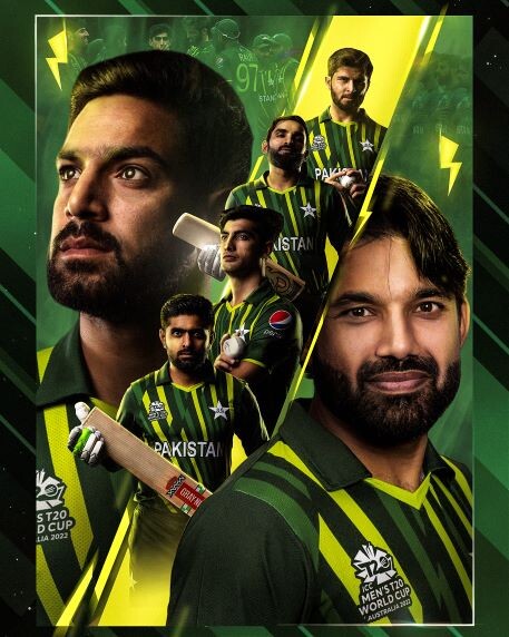 ArtStation - Pakistan Cricket Team - T20 World Cup 2022 Fan Art