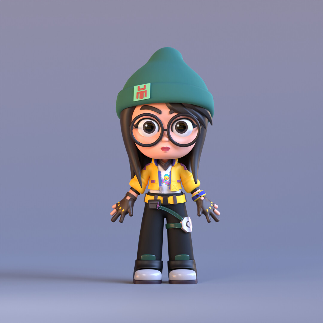 ArtStation - Killjoy Stylized Model