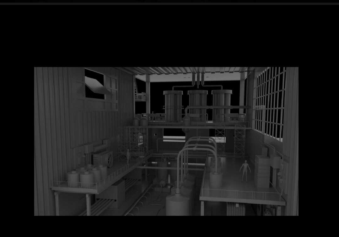 ArtStation - factory scene