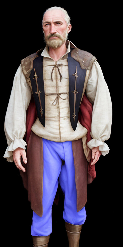 ArtStation - male medieval cloth
