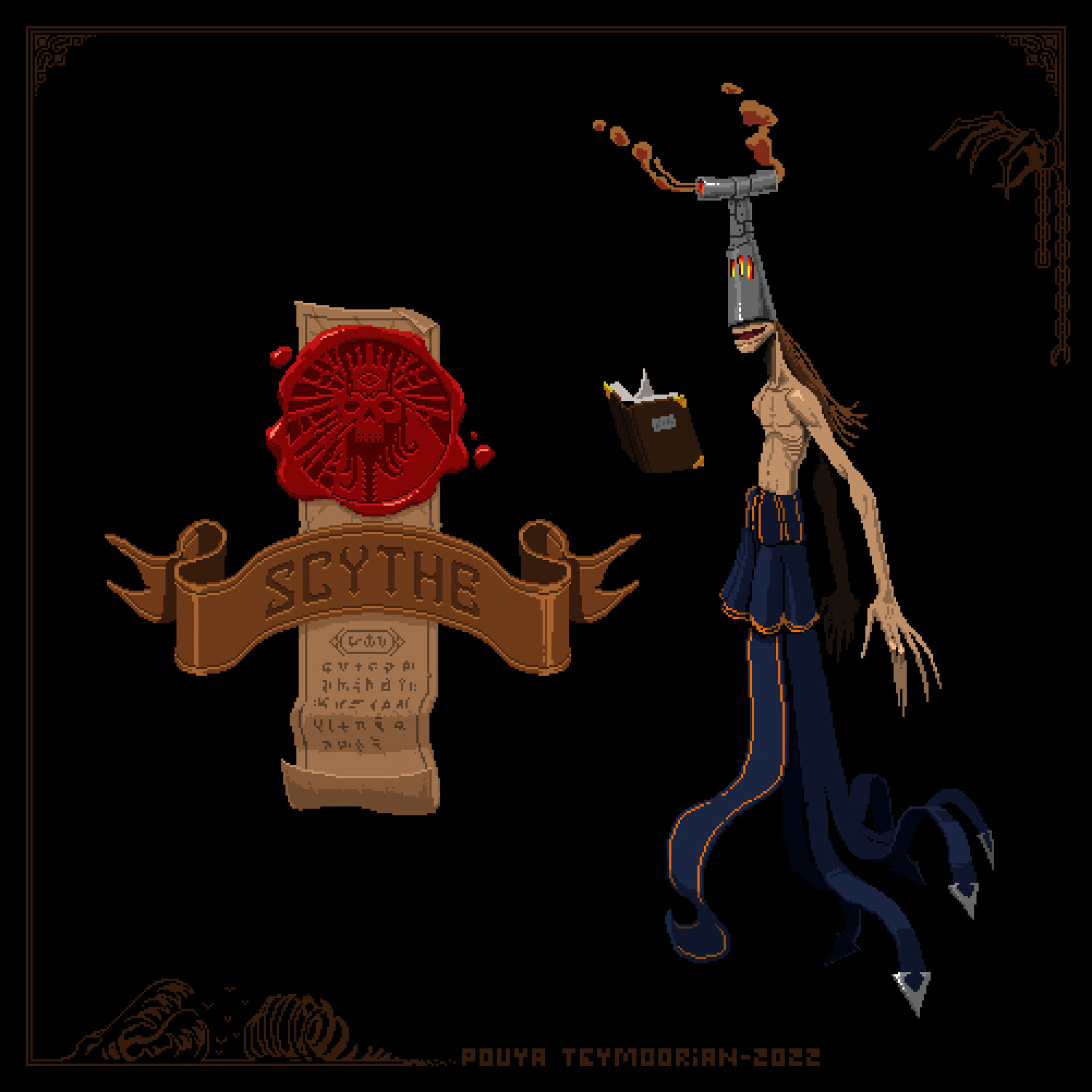 ArtStation - steam warden(pixel character)