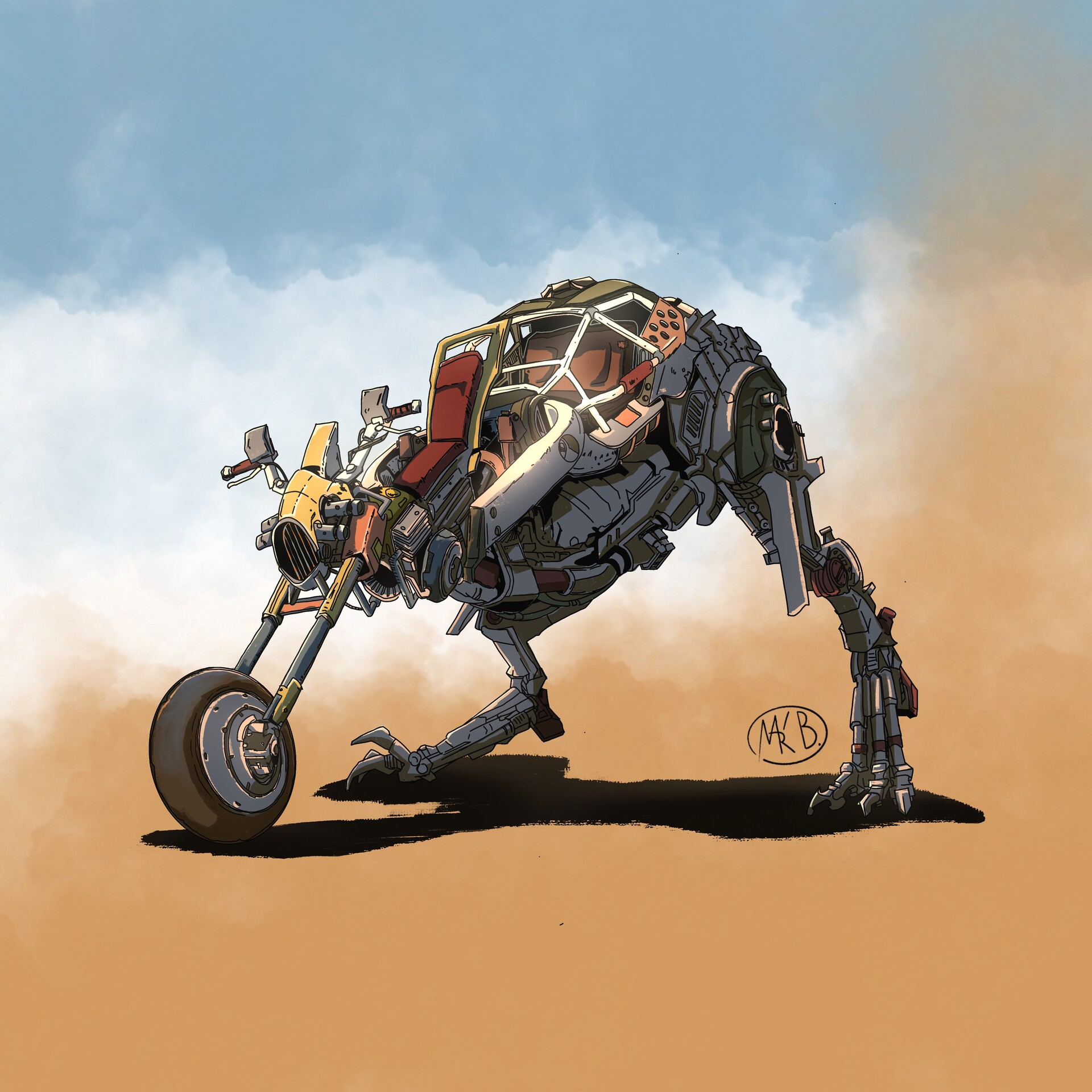 Skirmish-crawler by Mark Bushuiev : r/ImaginaryVehicles