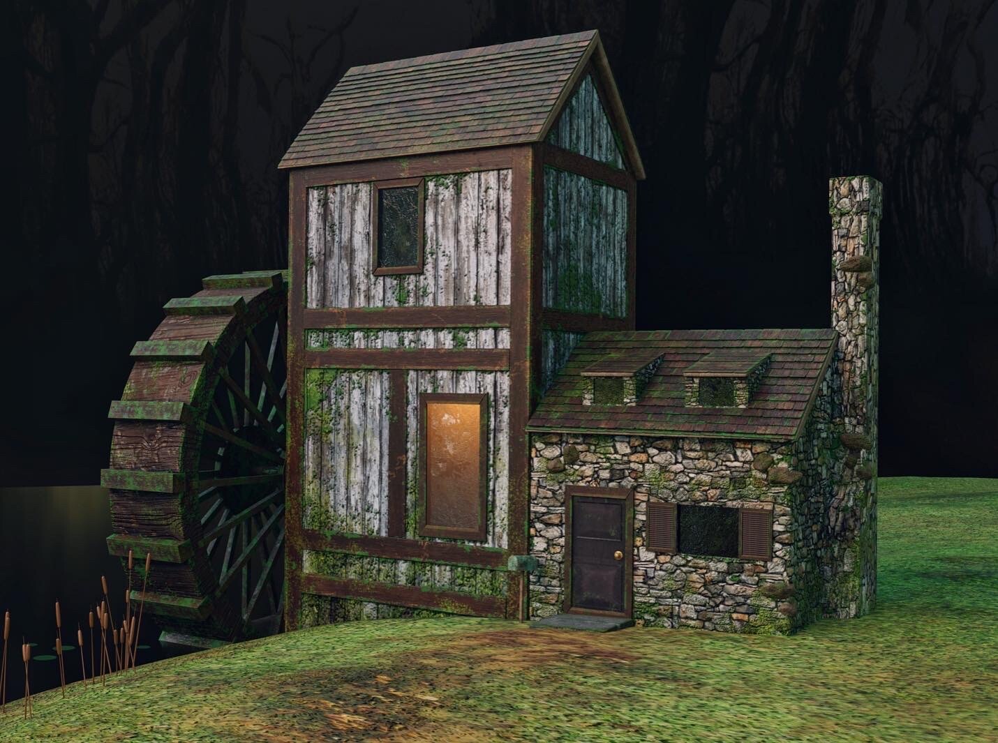 ArtStation - The Old Grist Mill