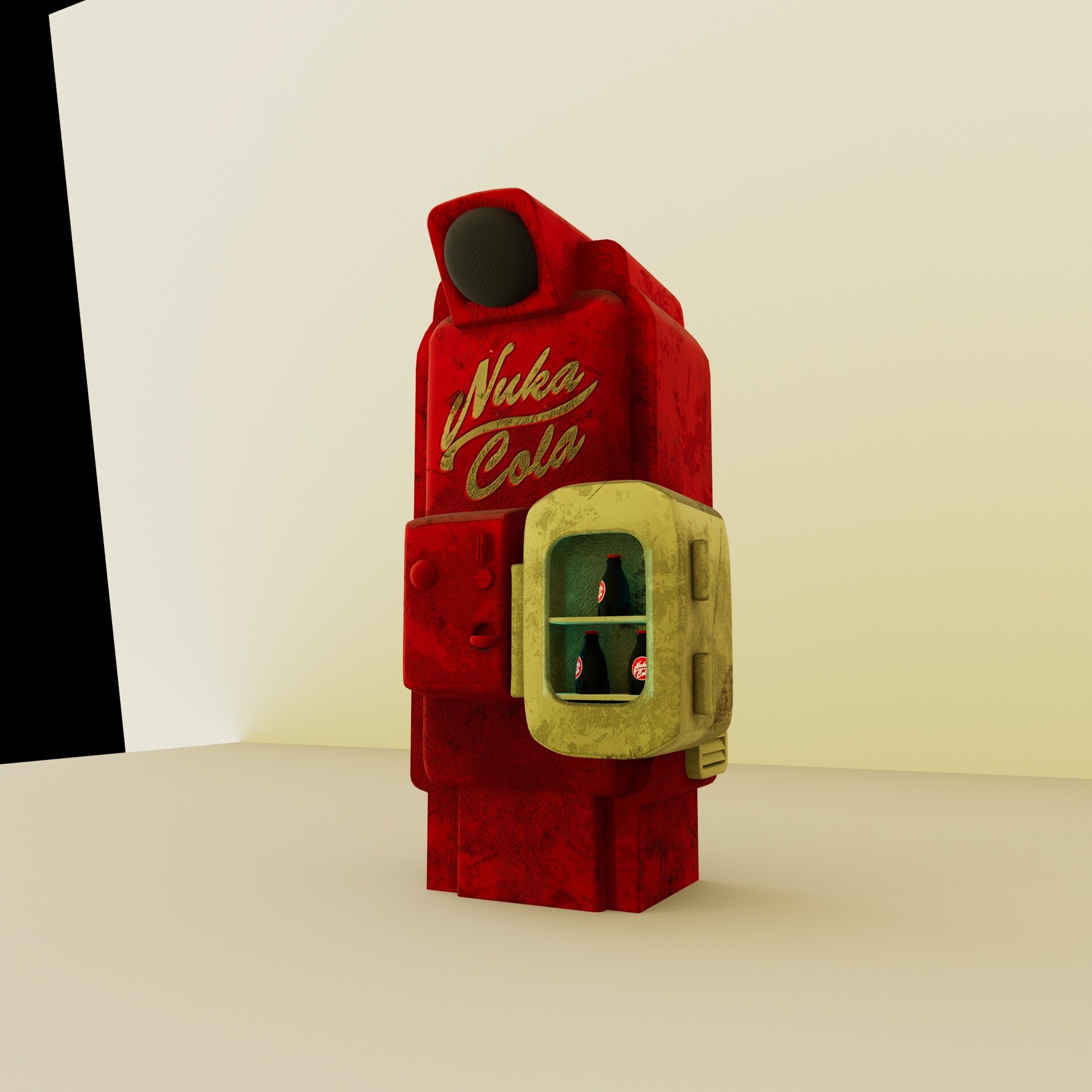 Fallout Nuka Cola vending machine by Gregory Bournot — ProUser.Me