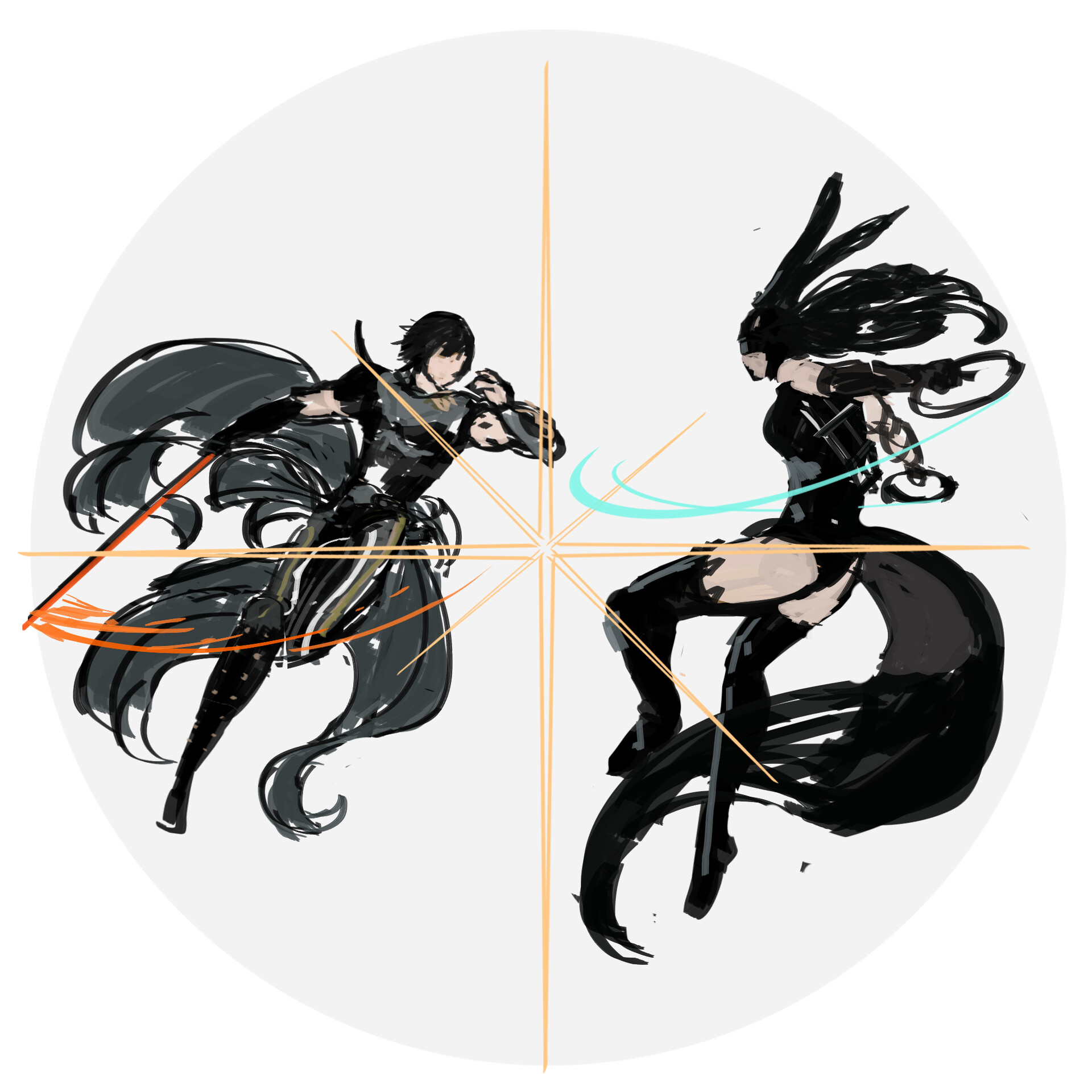 RASUTO - Final Fantasy XIV - Hyur Samurai X Viera Dancer FFXIV