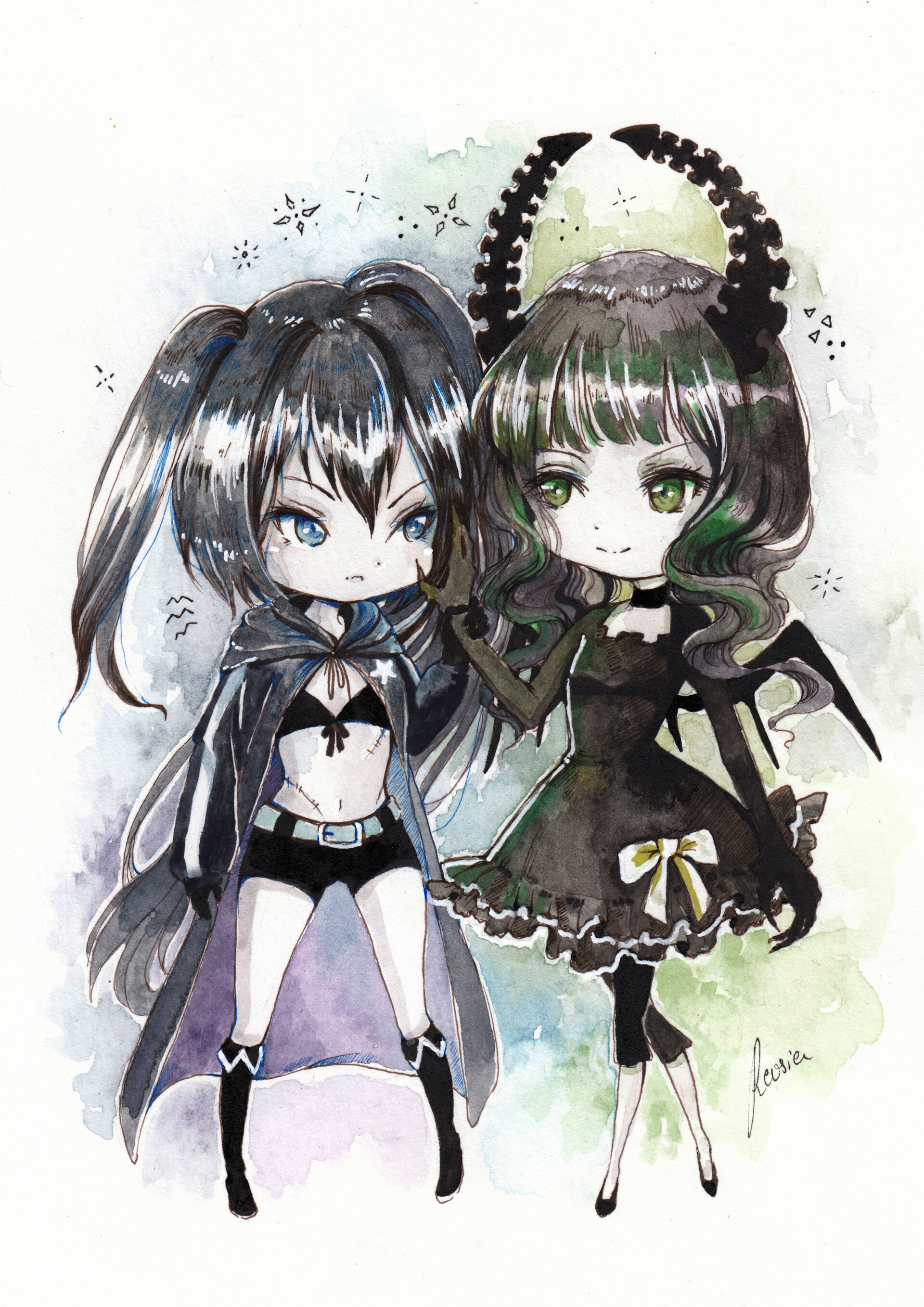 ArtStation - Black☆Rock Shooter chibi