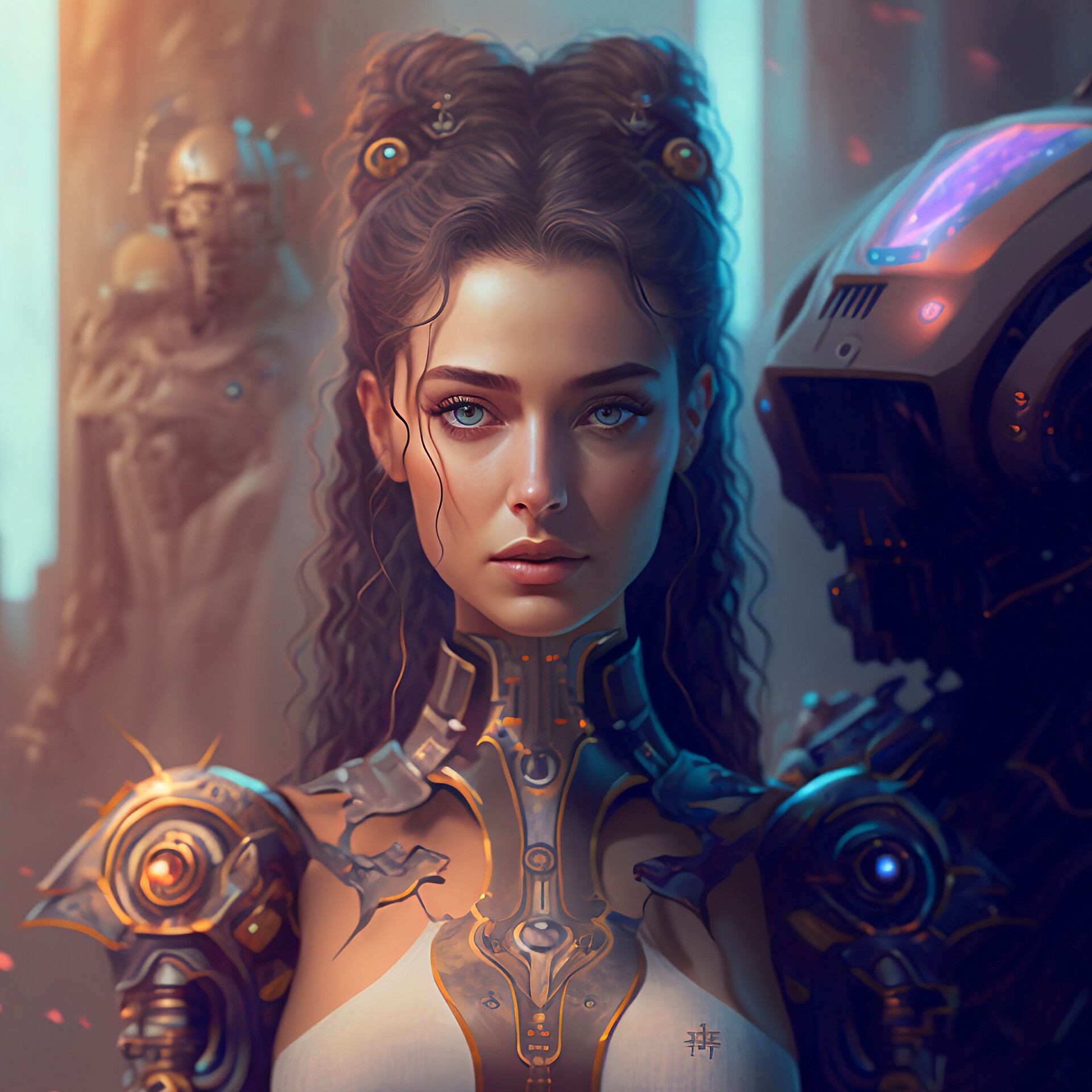 ArtStation - Robot Lover Goddess