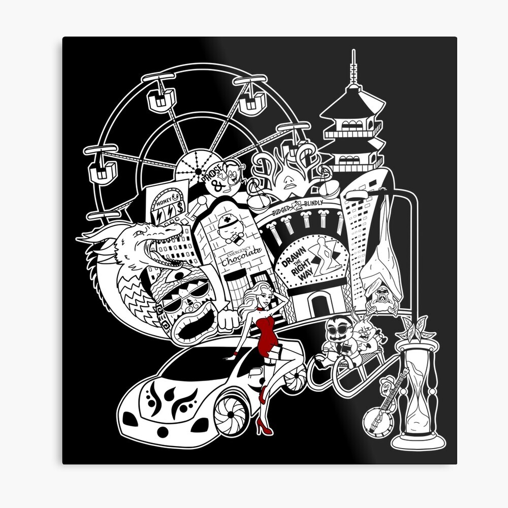 ArtStation - crazy cartoon town - cool city