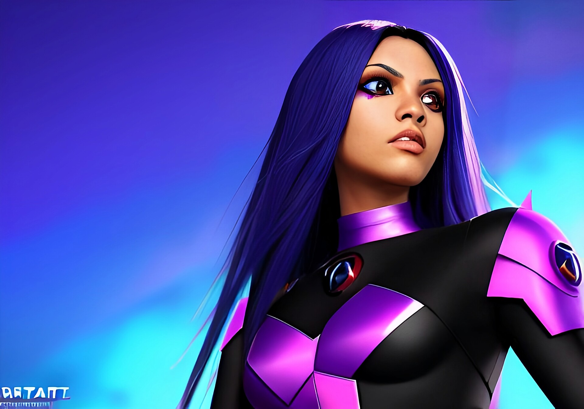ArtStation - Raven - Teen Titans (Hyperrealism, Ultra HD)