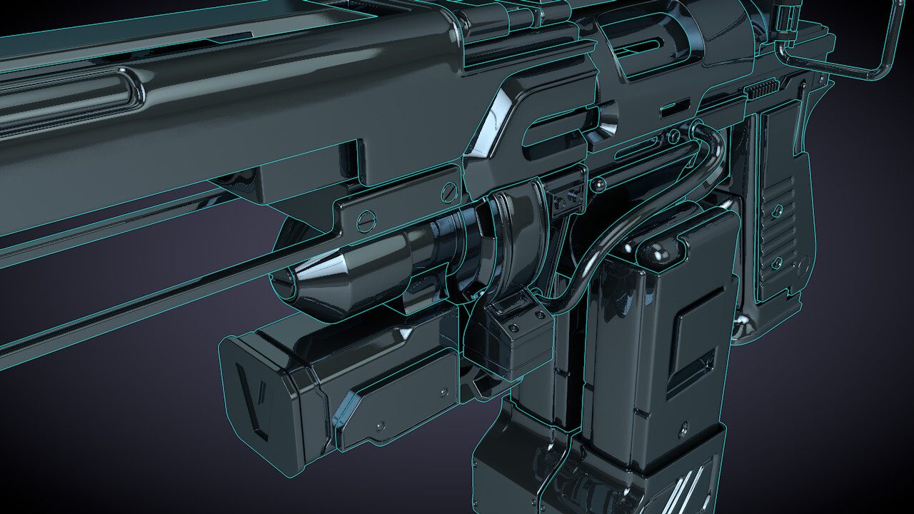 ArtStation - weapon modeling