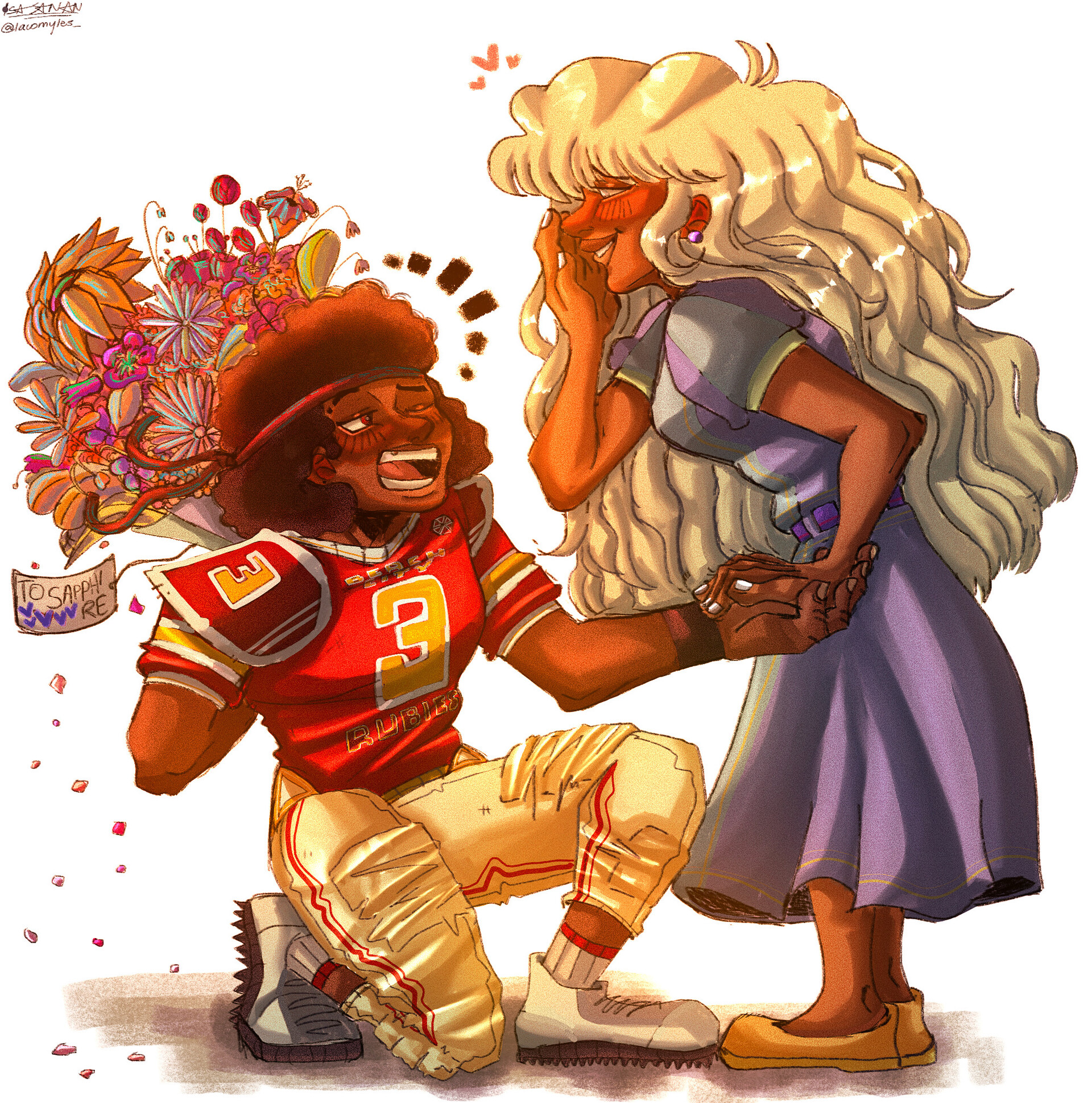 ArtStation - Ruby and Sapphire: Human