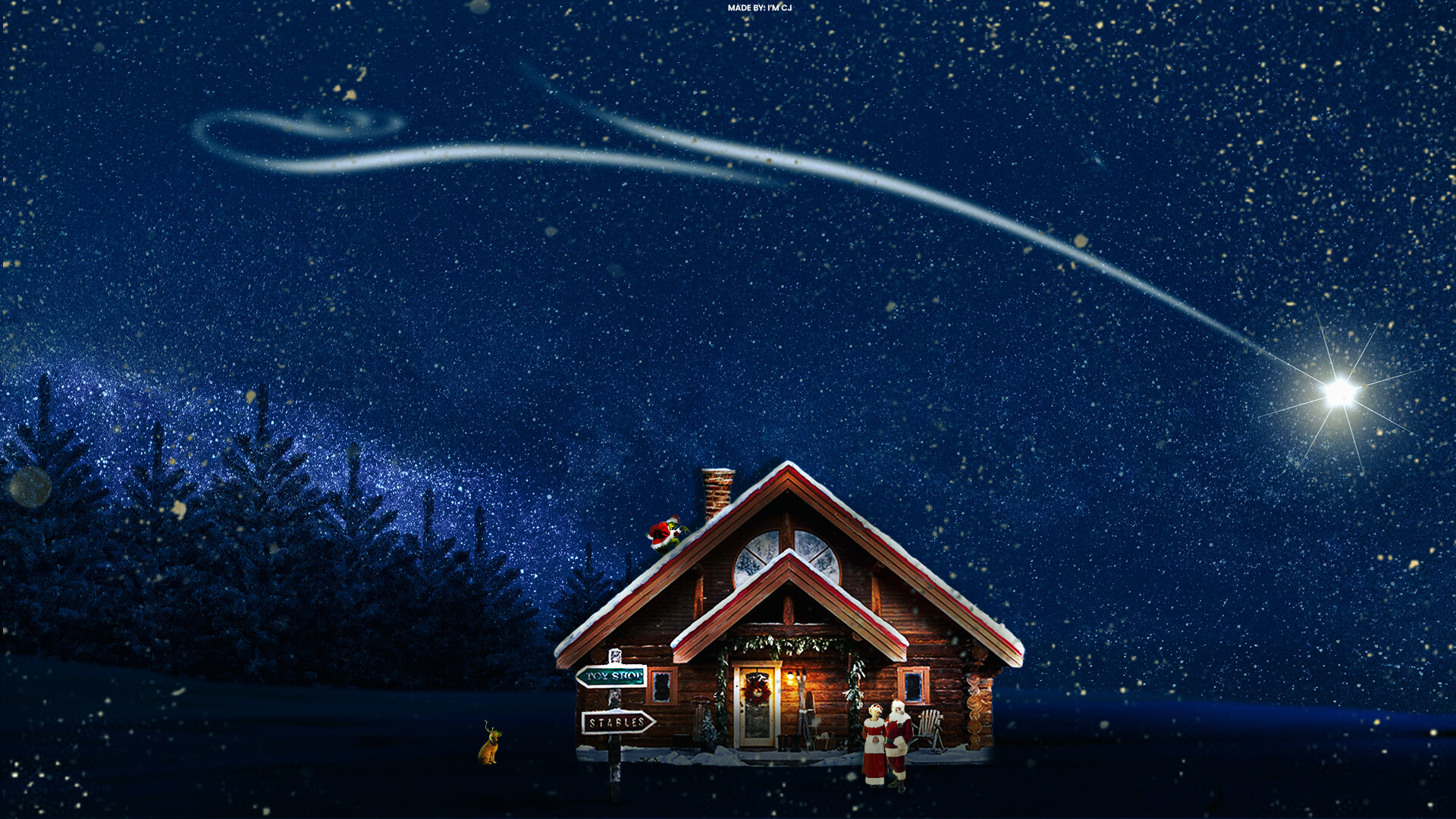 ArtStation - Christmas Background