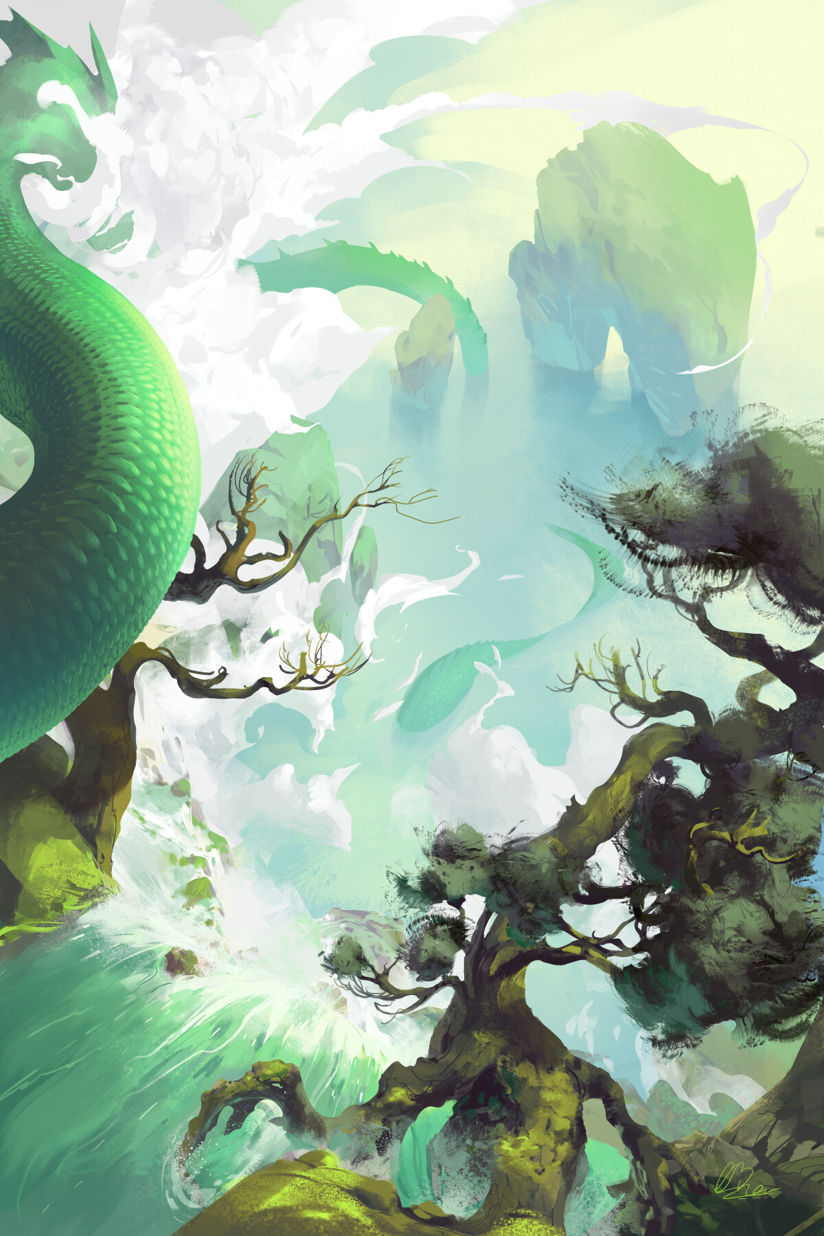 ArtStation - Sea Serpent