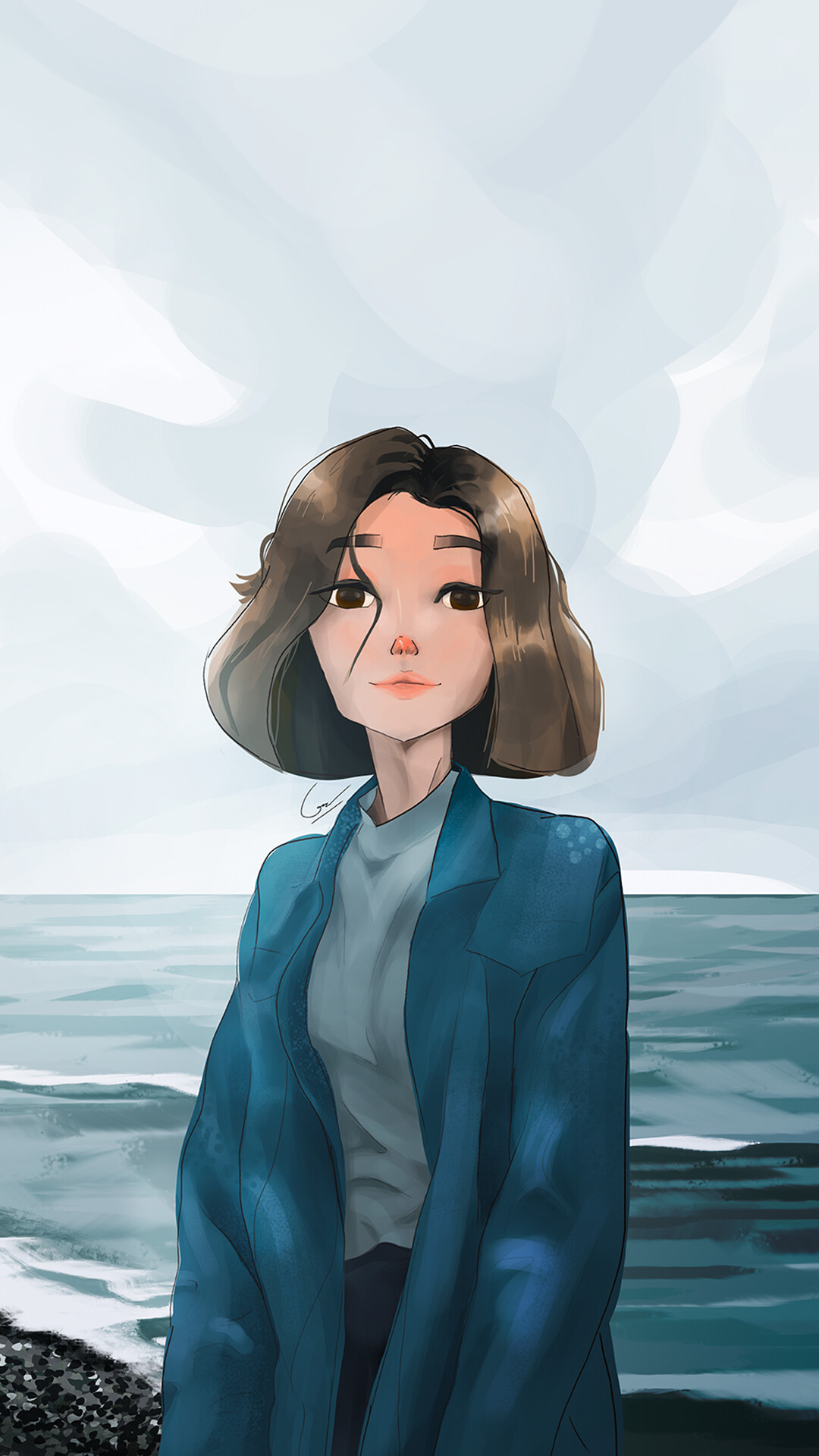 ArtStation - She at Sea