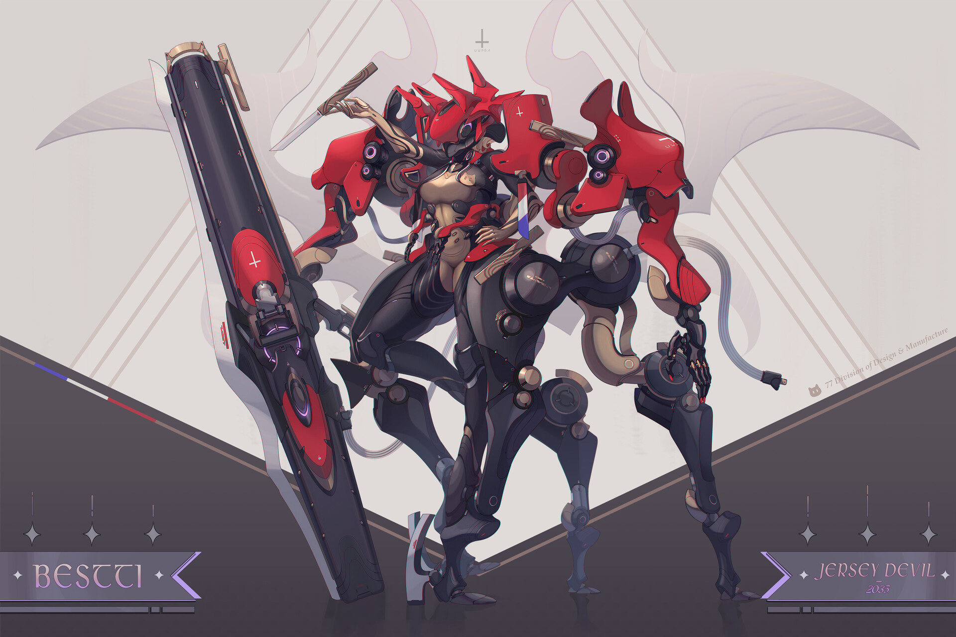 ArtStation - UWPRA Bestti-Jersey Devil