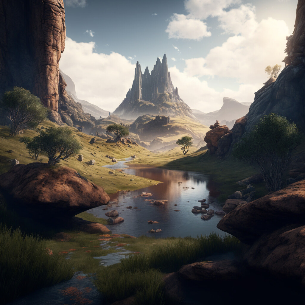 ArtStation - Fantasy Landscape