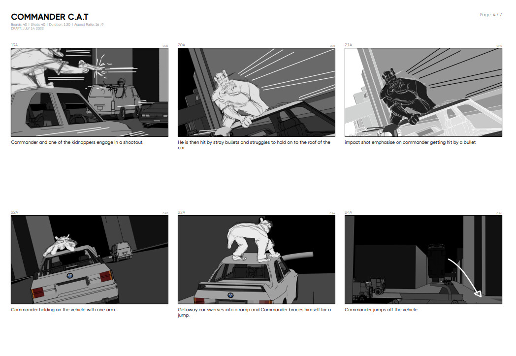 Ndawonde - 3d Animated short Storyboards