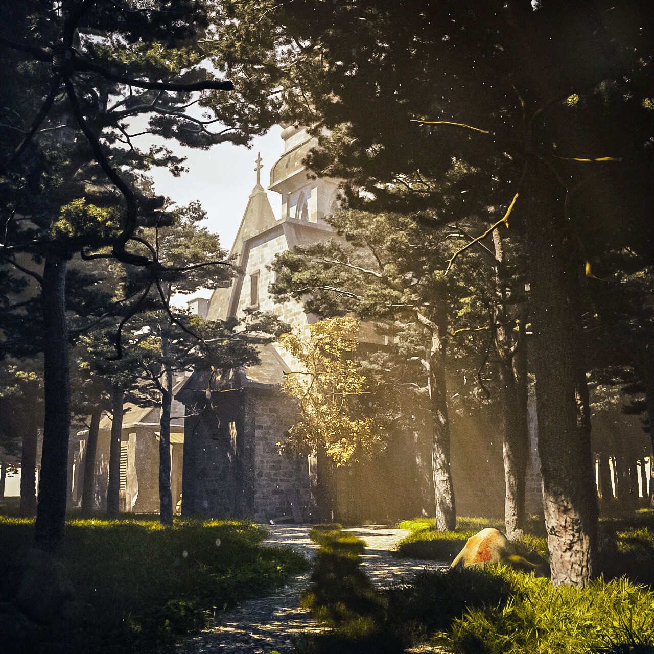 ArtStation - god rays