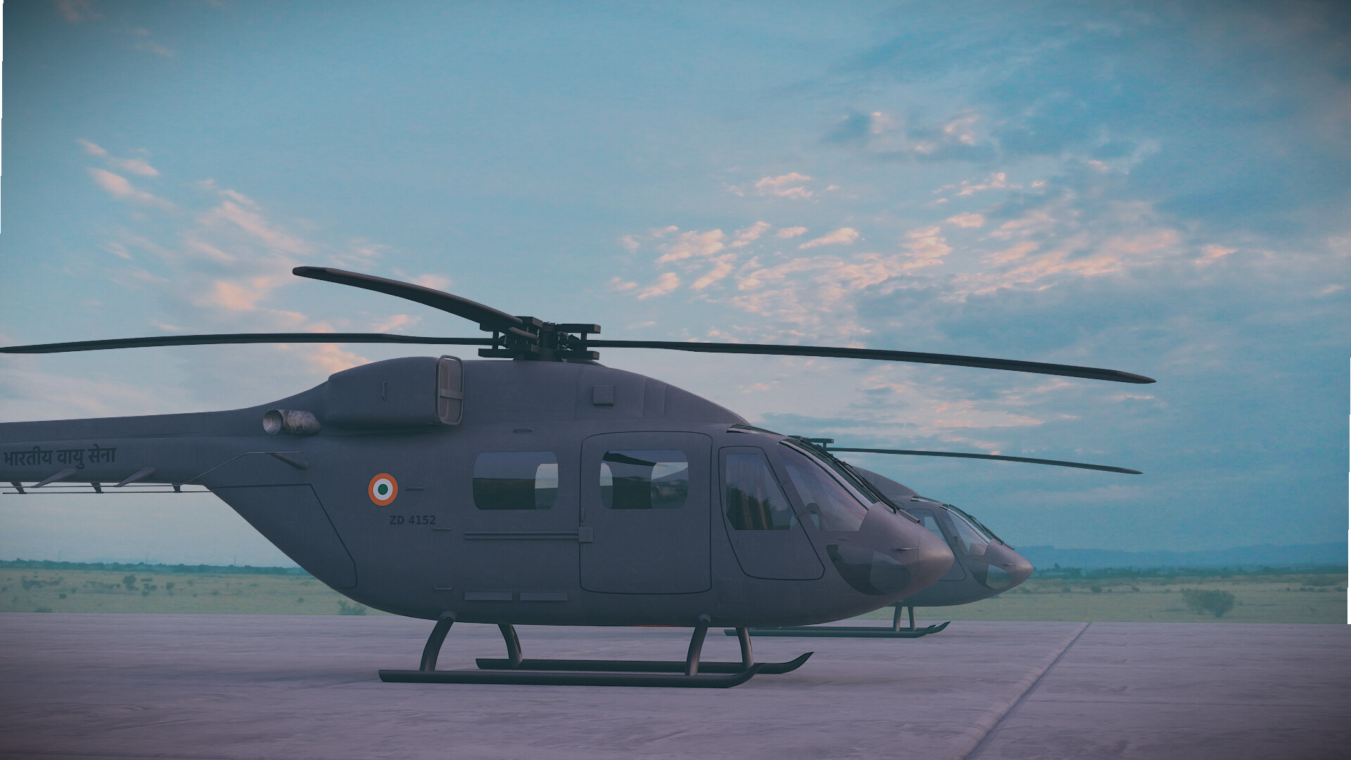 ArtStation - Evening HAL Dhruvs