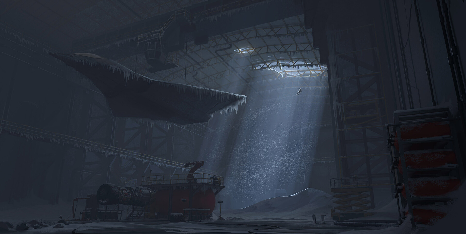 ArtStation - Frozen Hanger Disovery