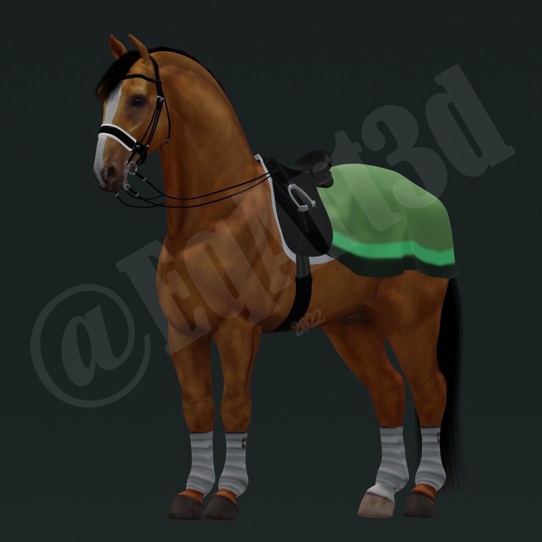 ArtStation - horse tack