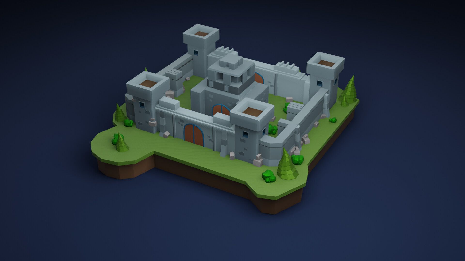 ArtStation - Castle low poly