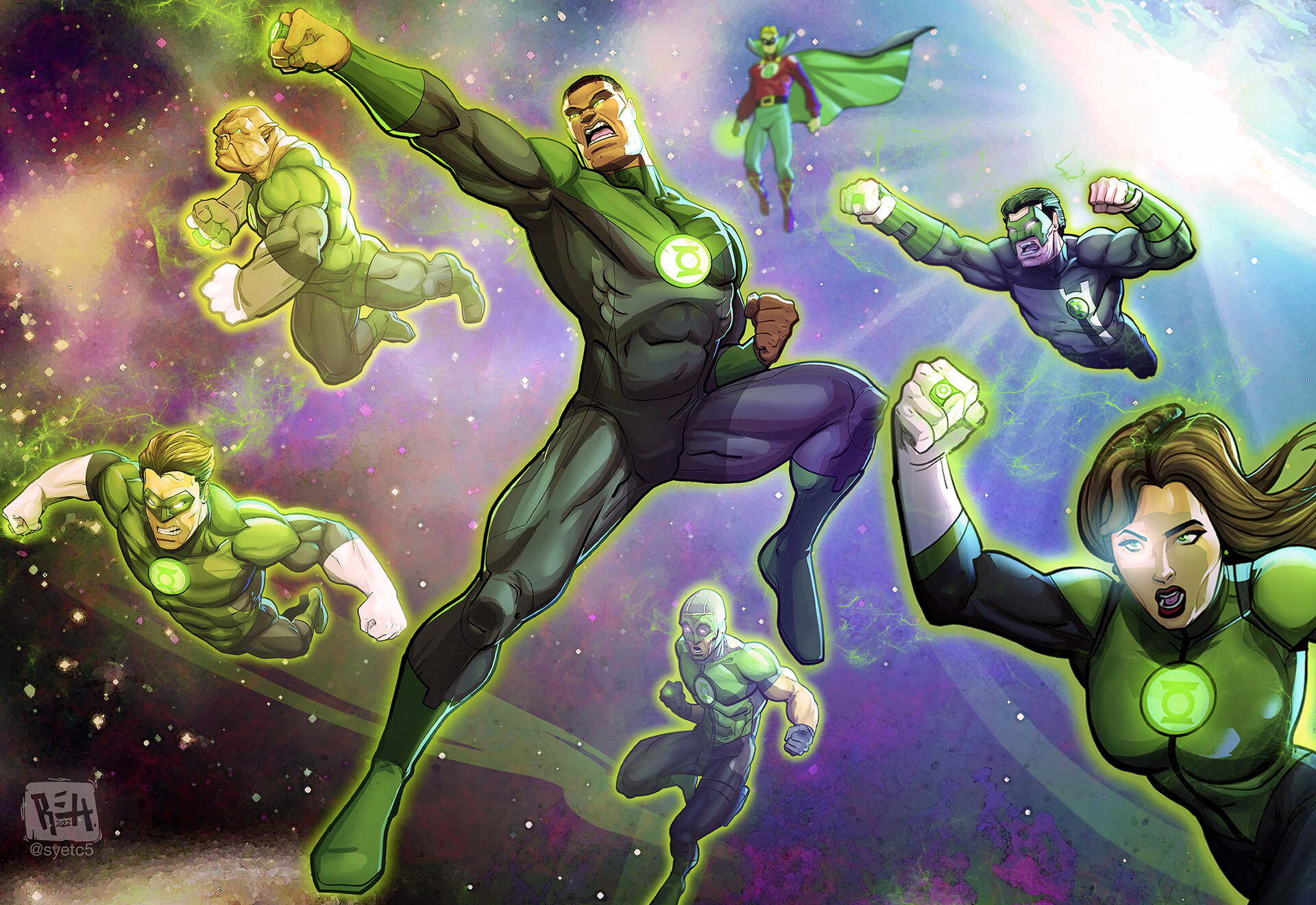 green lantern corps deviantart