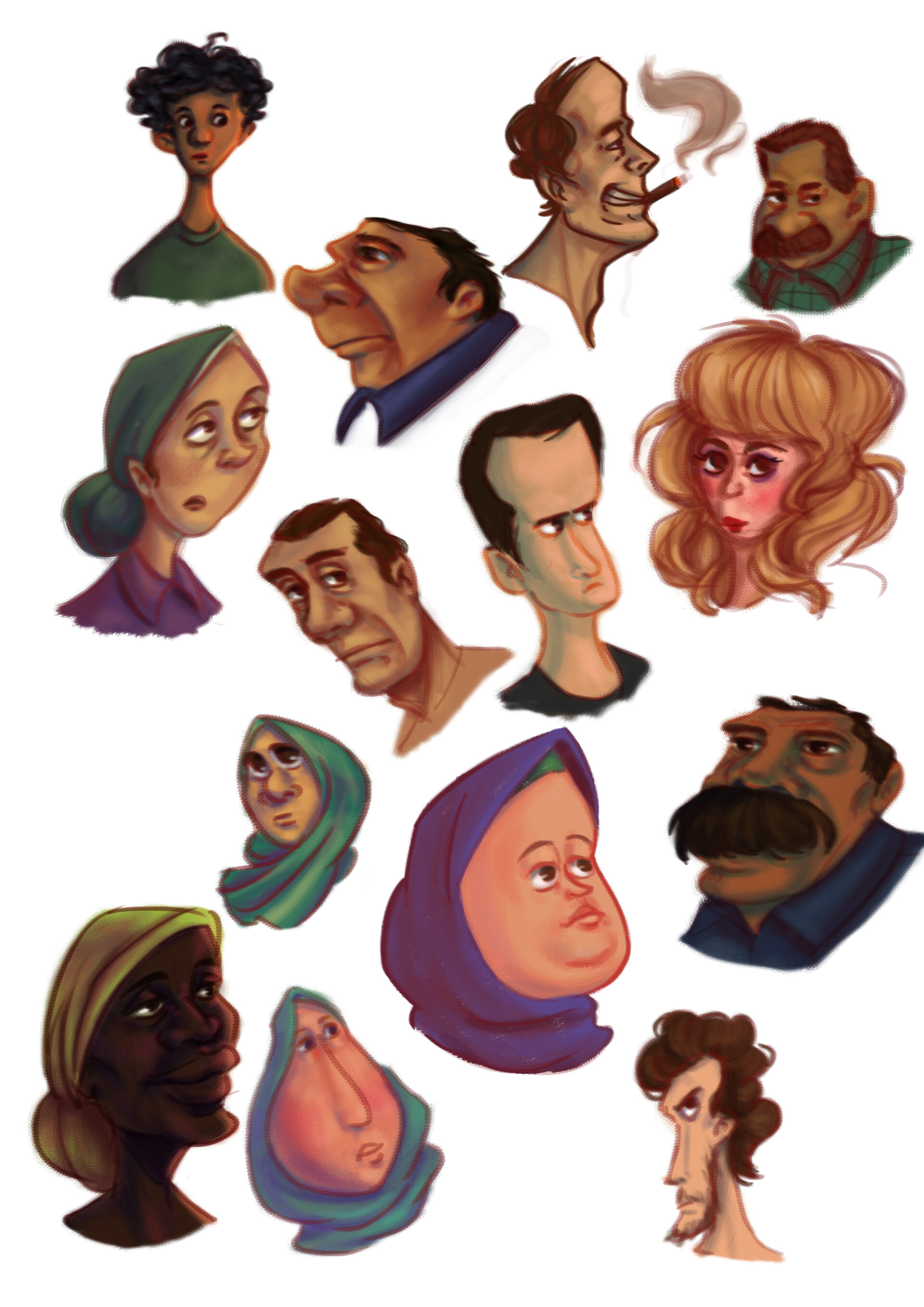 ArtStation - random faces