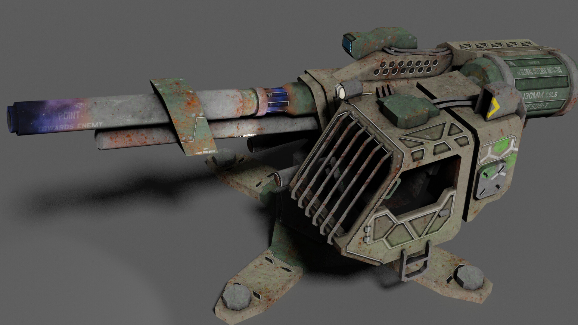 ArtStation - The Big Yeet, bolted to a crane cabin