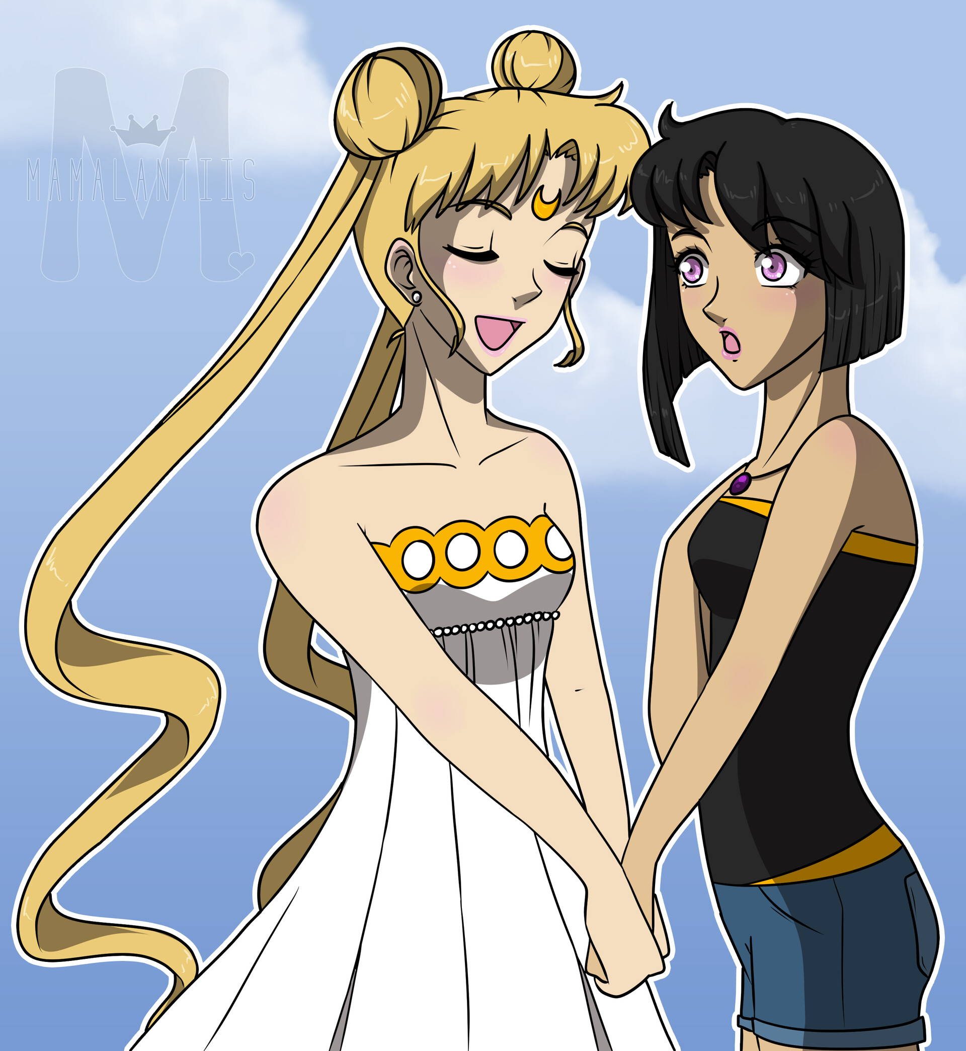 ArtStation - Starling meets her Idol