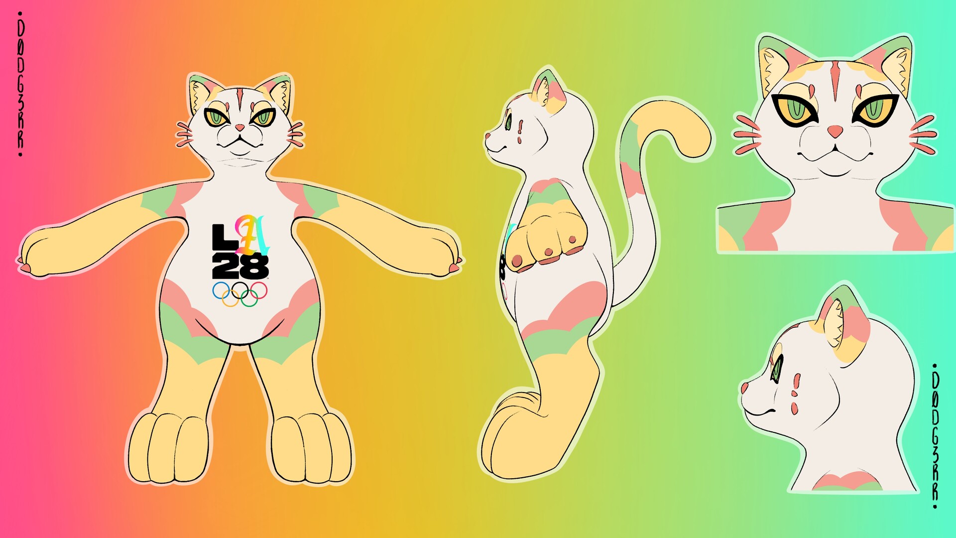 ArtStation - Olympic Mascot Concept (Process)